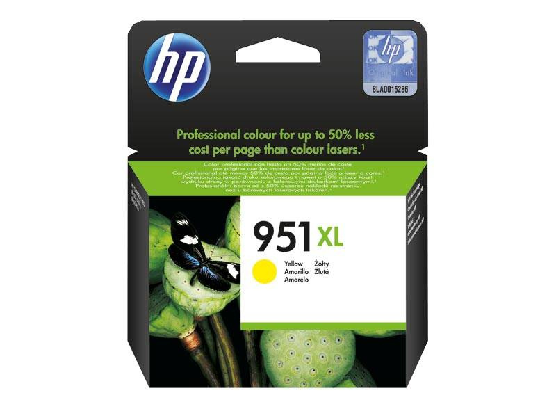 Tusz Oryginalny HP 951XL OfficeJet Pro 8100 8600 251dw CN048AE Żółty ...